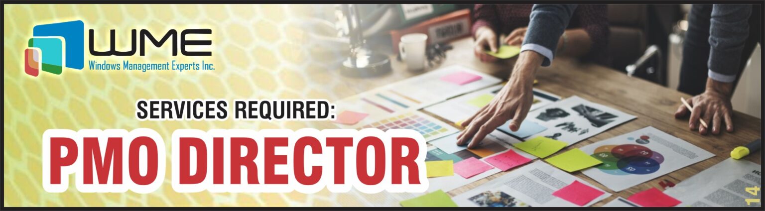 PMO Director Required by Windows Management Experts